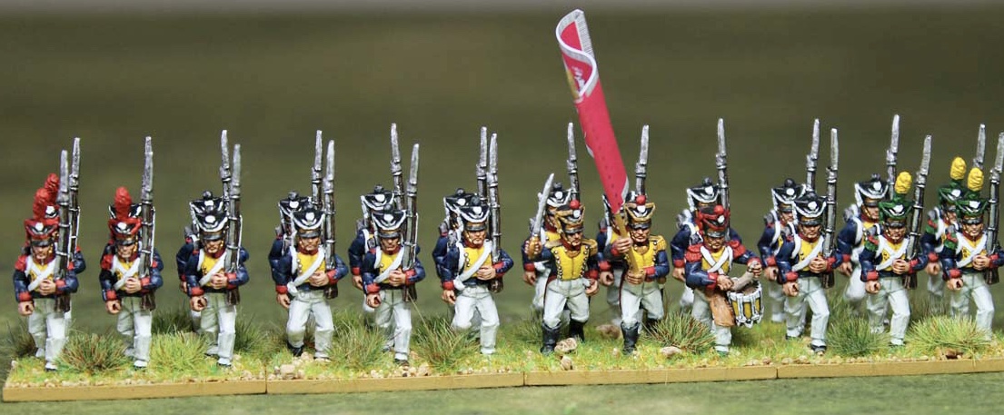 Brunswick Line Infantry Marching - newlinedesigns.co.uk