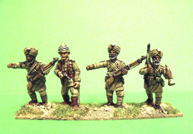Indian Sepoy Advancing - newlinedesigns.co.uk
