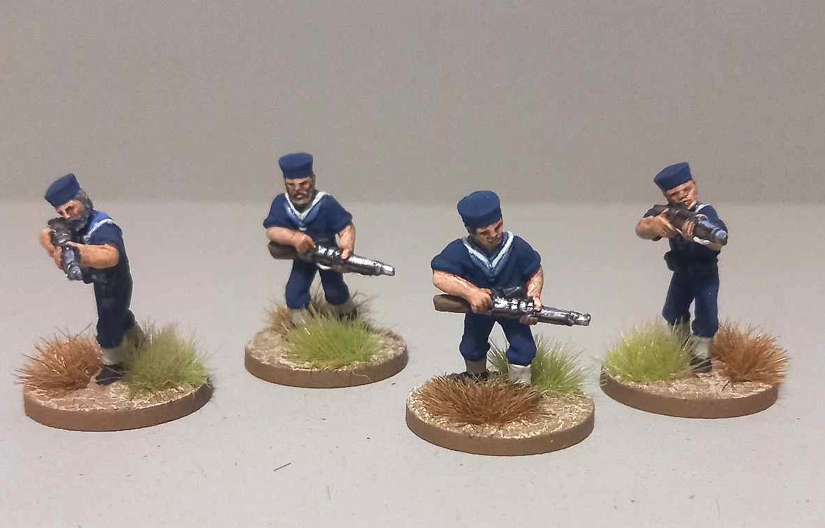 Naval Brigade with Rifles Advancing - newlinedesigns.co.uk