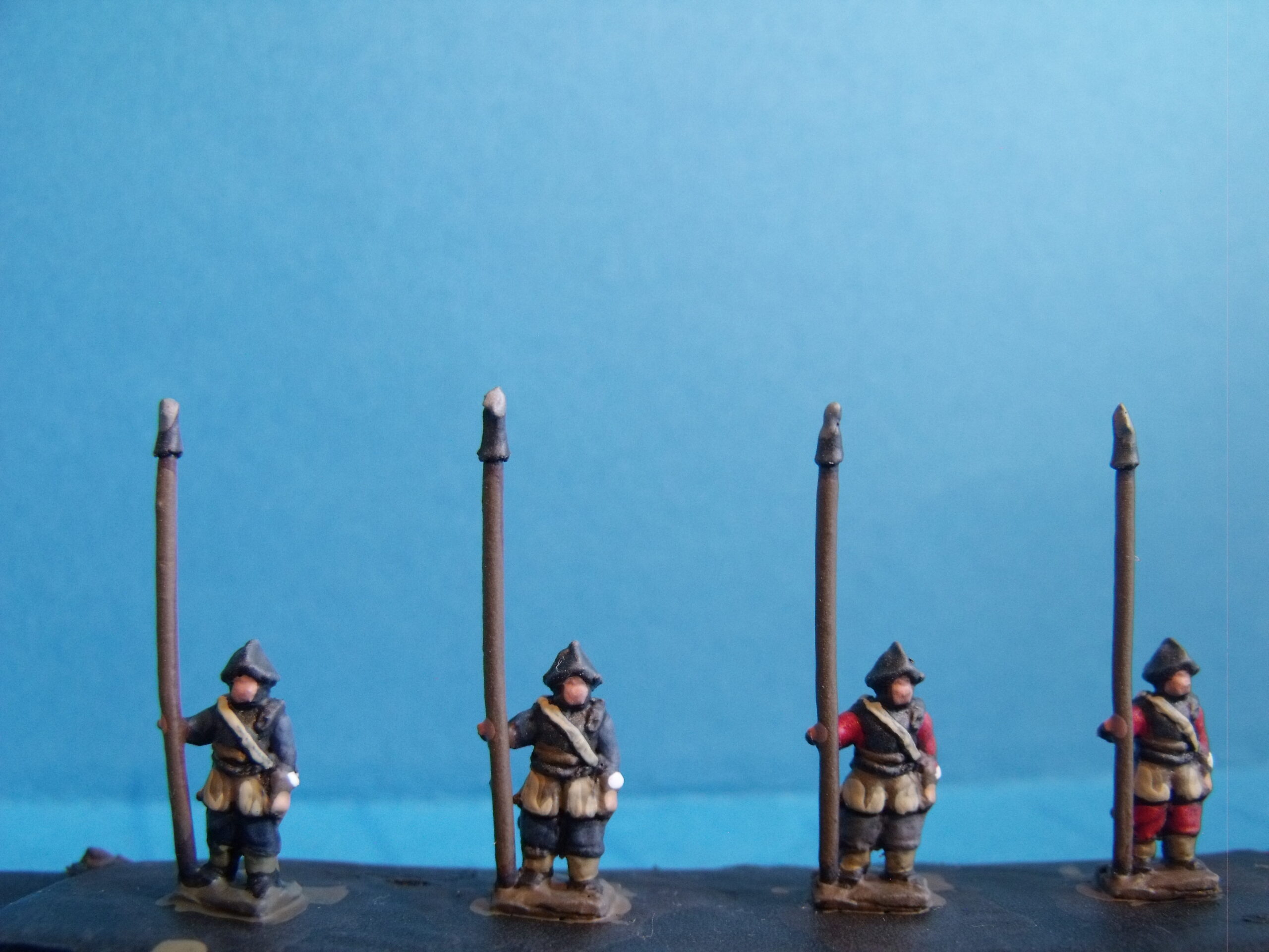Pikemen, Armoured, Pike Vertical - newlinedesigns.co.uk