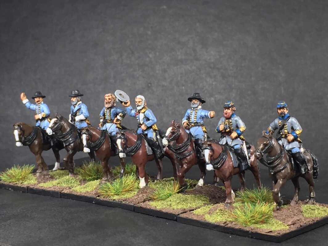 Confederate Mounted Generals - newlinedesigns.co.uk