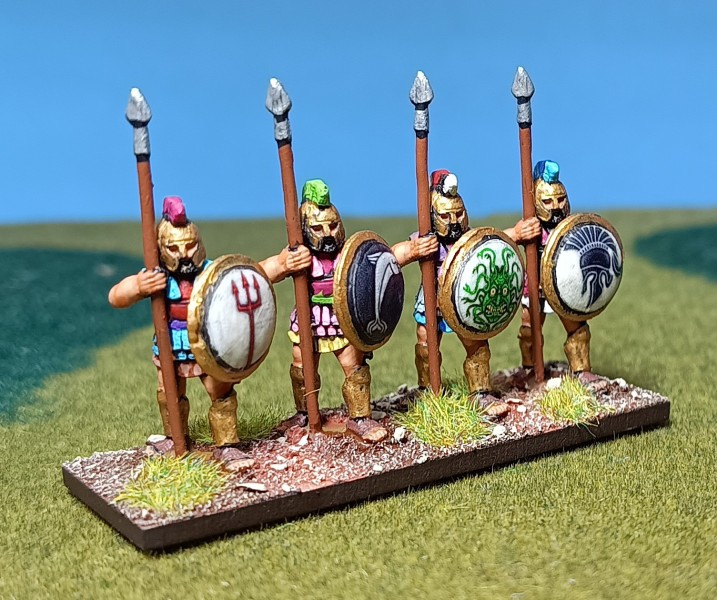 Hoplite Standing (Linen Cuirass) - newlinedesigns.co.uk