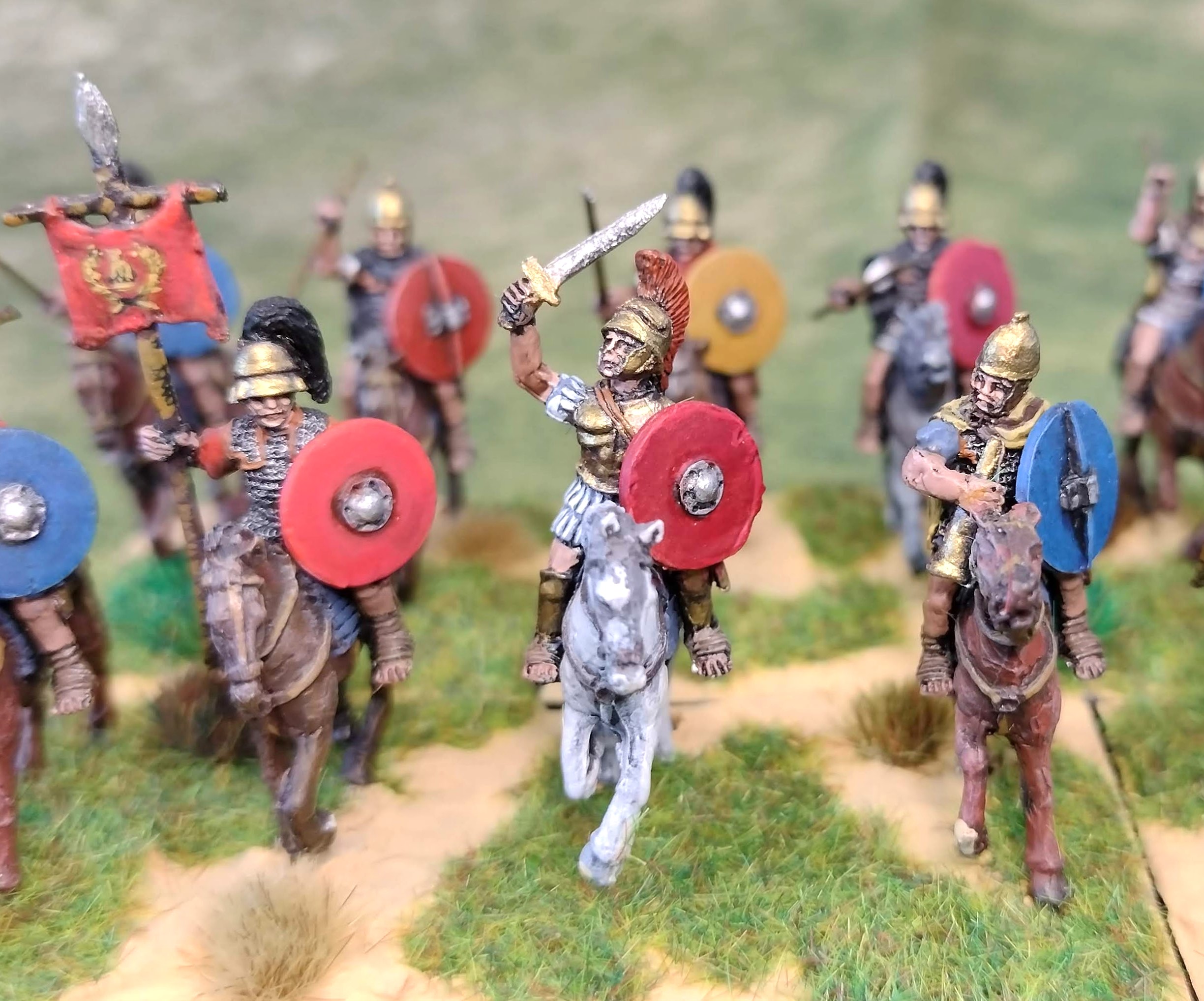Mounted Roman Command - newlinedesigns.co.uk