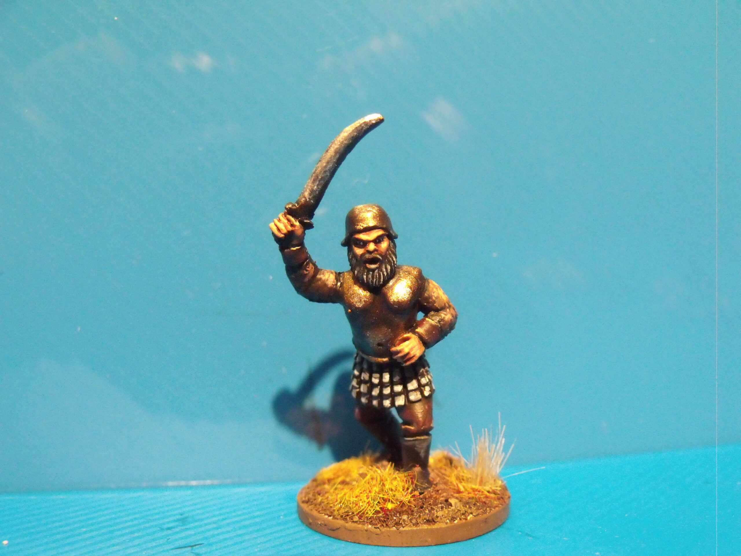 Beastman - Standing, Large Sword Raised, Linen Armour - newlinedesigns ...