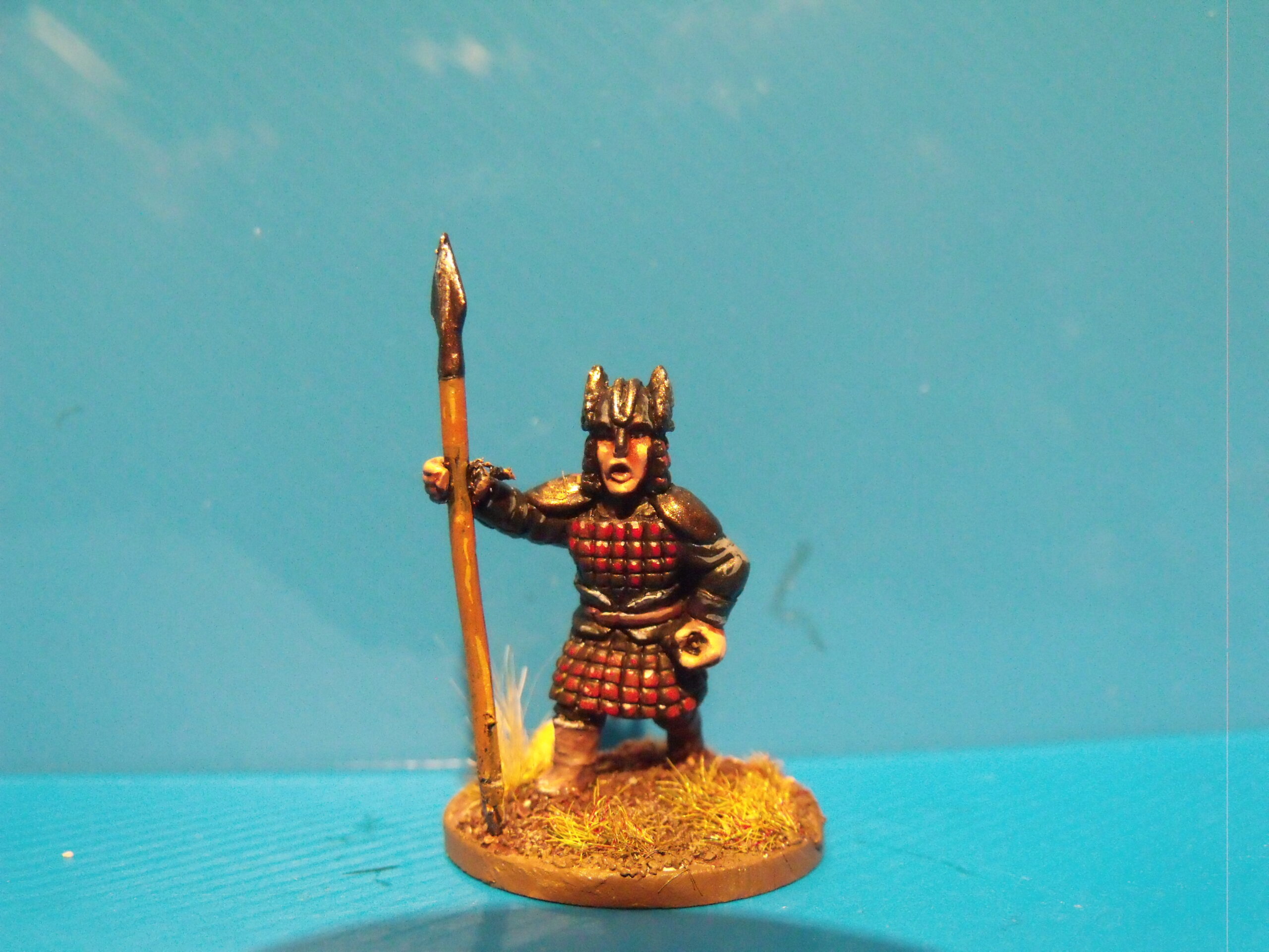 Dwarf - Advancing, Winged Helmet, Open Handed - newlinedesigns.co.uk