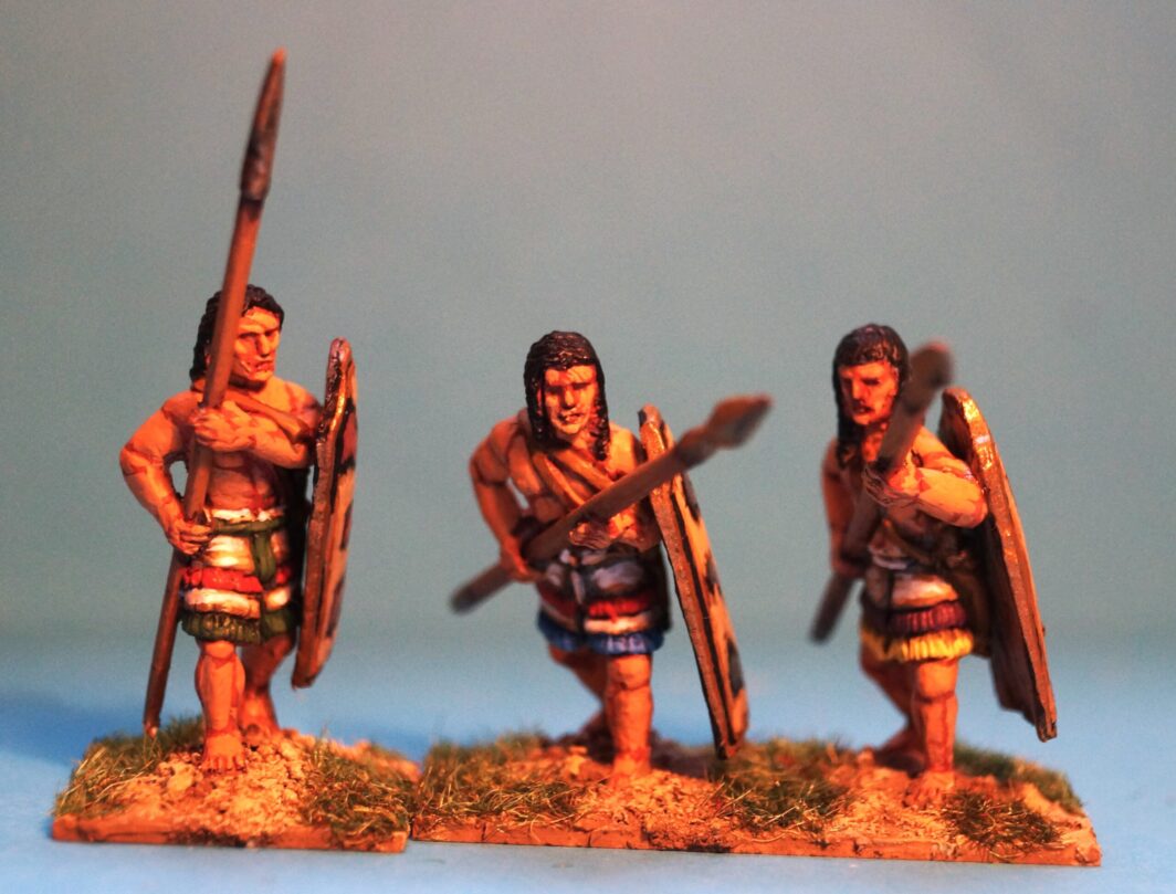 Minoan/Mycenean Pikemen Advancing - newlinedesigns.co.uk