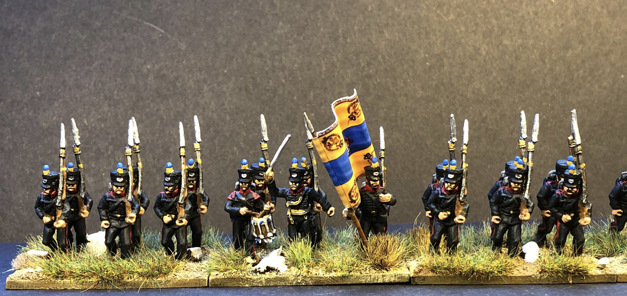 Brunswick Line Infantry Marching - newlinedesigns.co.uk