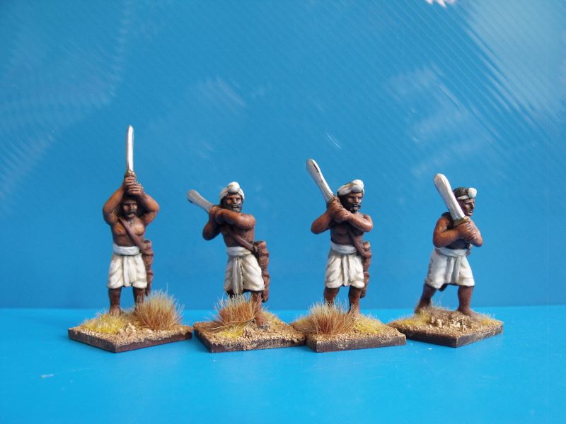 Indian Two Handed Swordsmen - newlinedesigns.co.uk