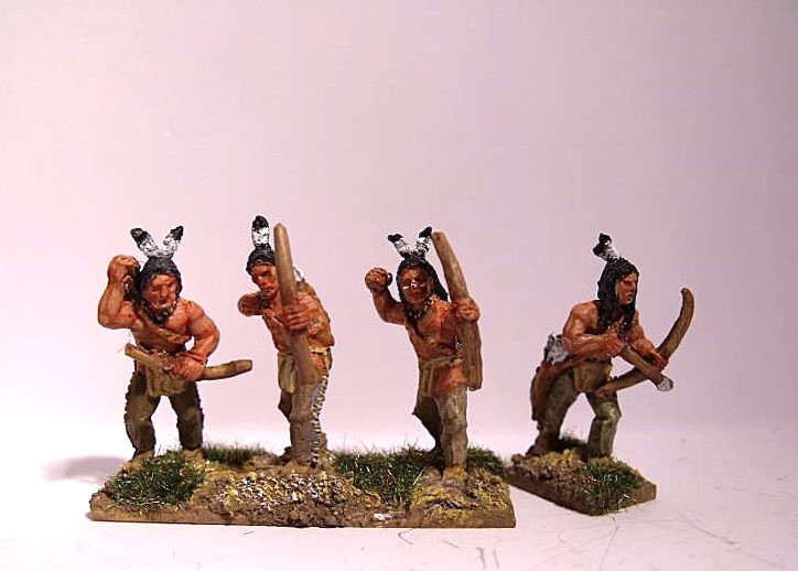 Sioux Warriors With Bows - newlinedesigns.co.uk