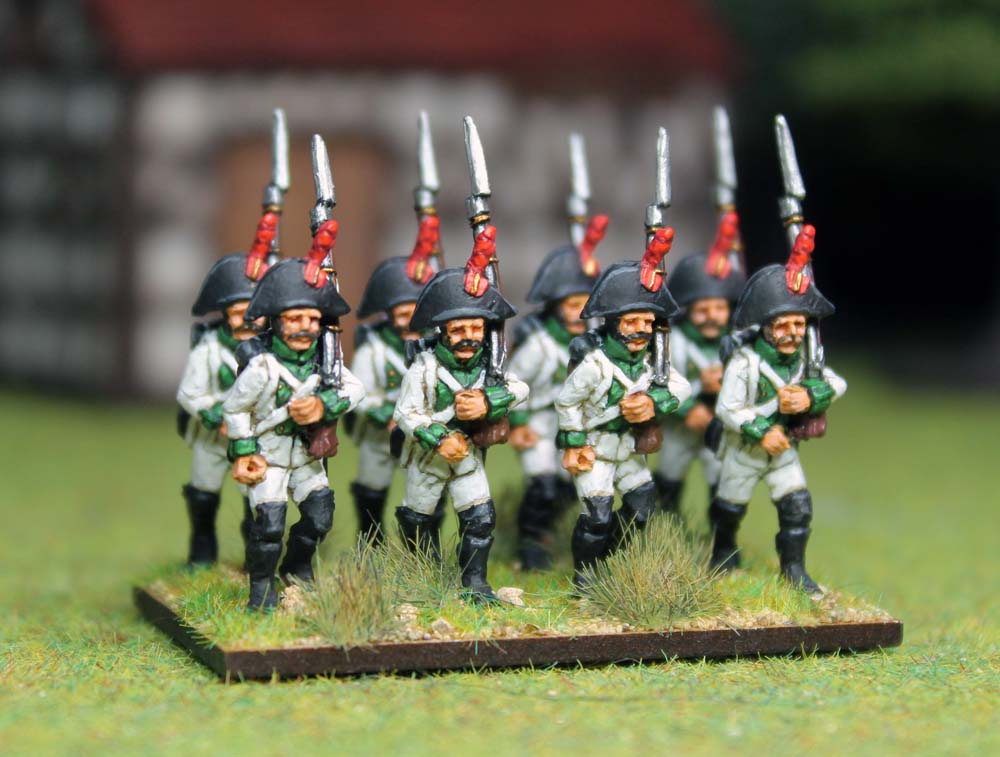 Spanish Line Marching in Bicorne - newlinedesigns.co.uk
