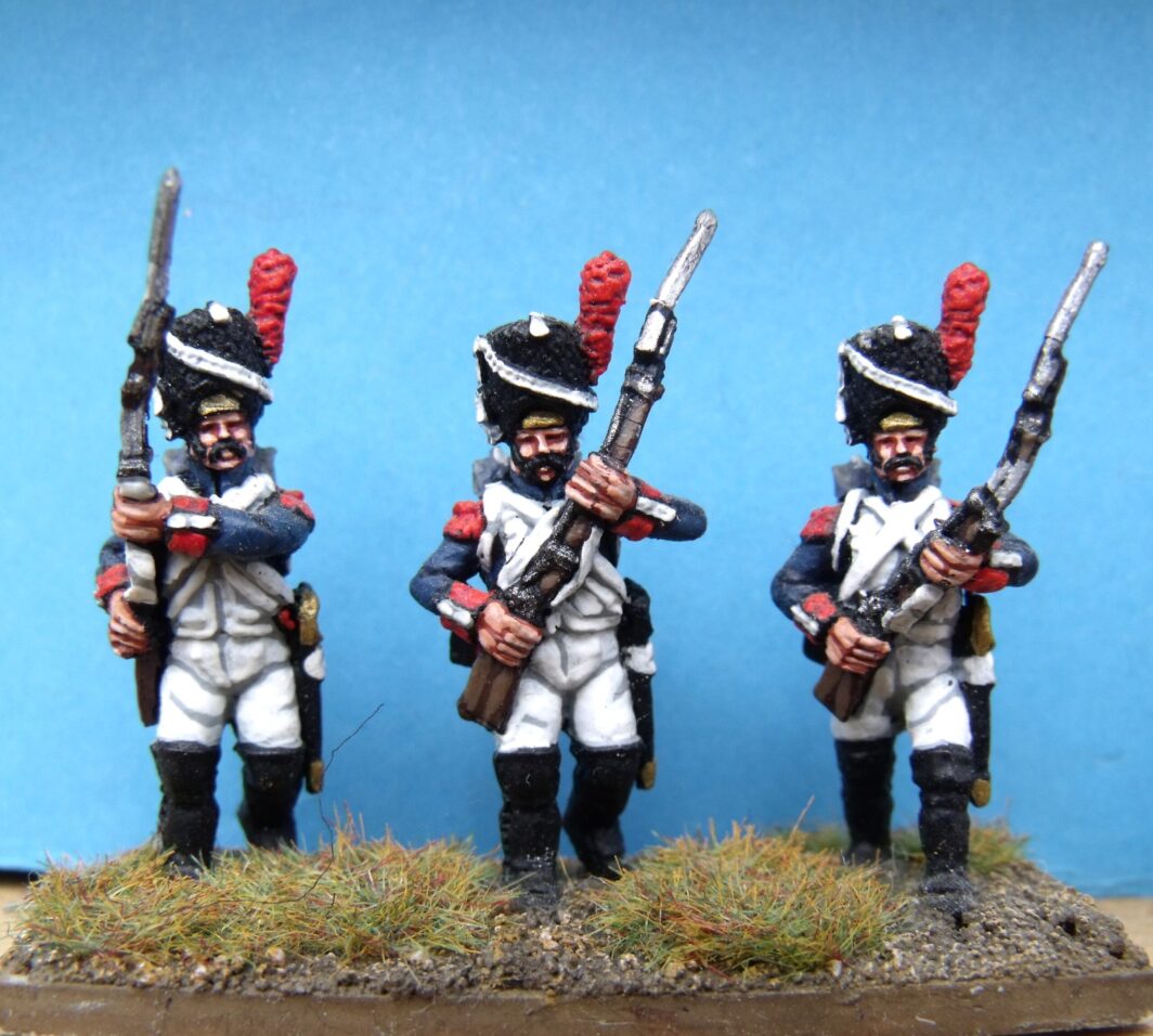 Grenadier Advancing Musket Across Body - newlinedesigns.co.uk